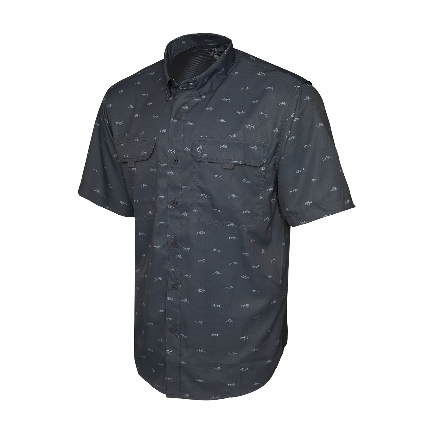 Pelagic Keys SS Shirt - Tiny Fish Graphite (2025/26) | Composite Developments