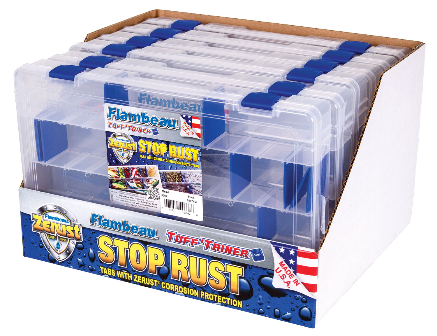 FLAMBEAU TACKLE BOX TUFF TAINER Z RUST | Composite Developments