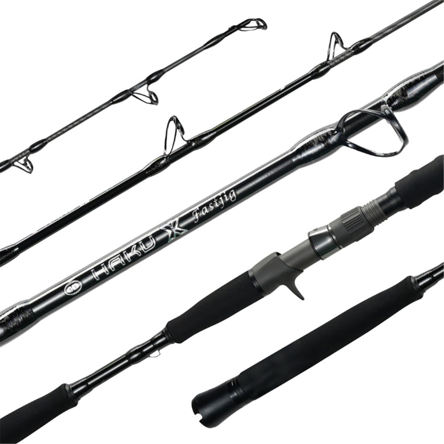 CD Rods HAKU X FAST JIG O/HEAD 521 250-500G ACID WRAP | Composite Developments