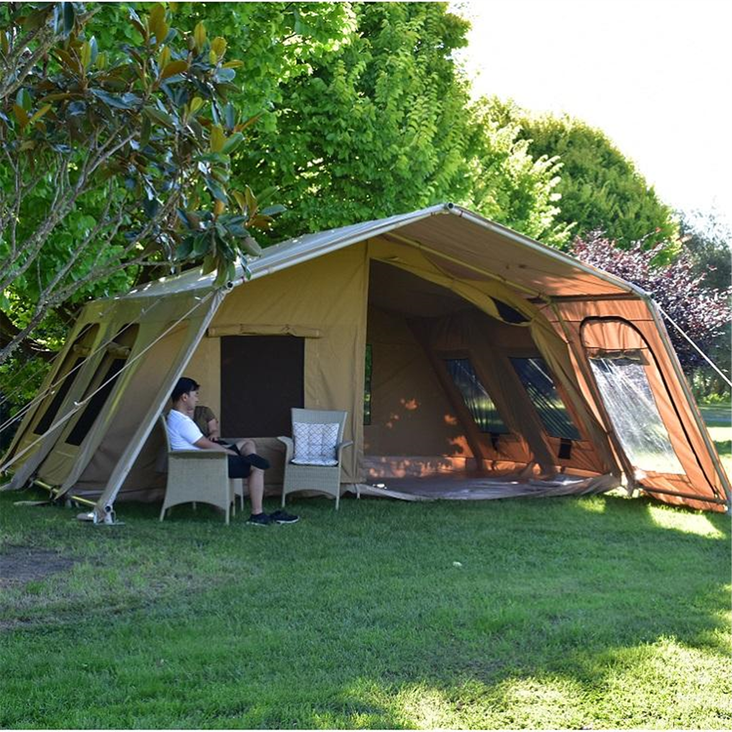 Orson Tent Glamping Canvas 6x6m 210kgs | Composite Developments