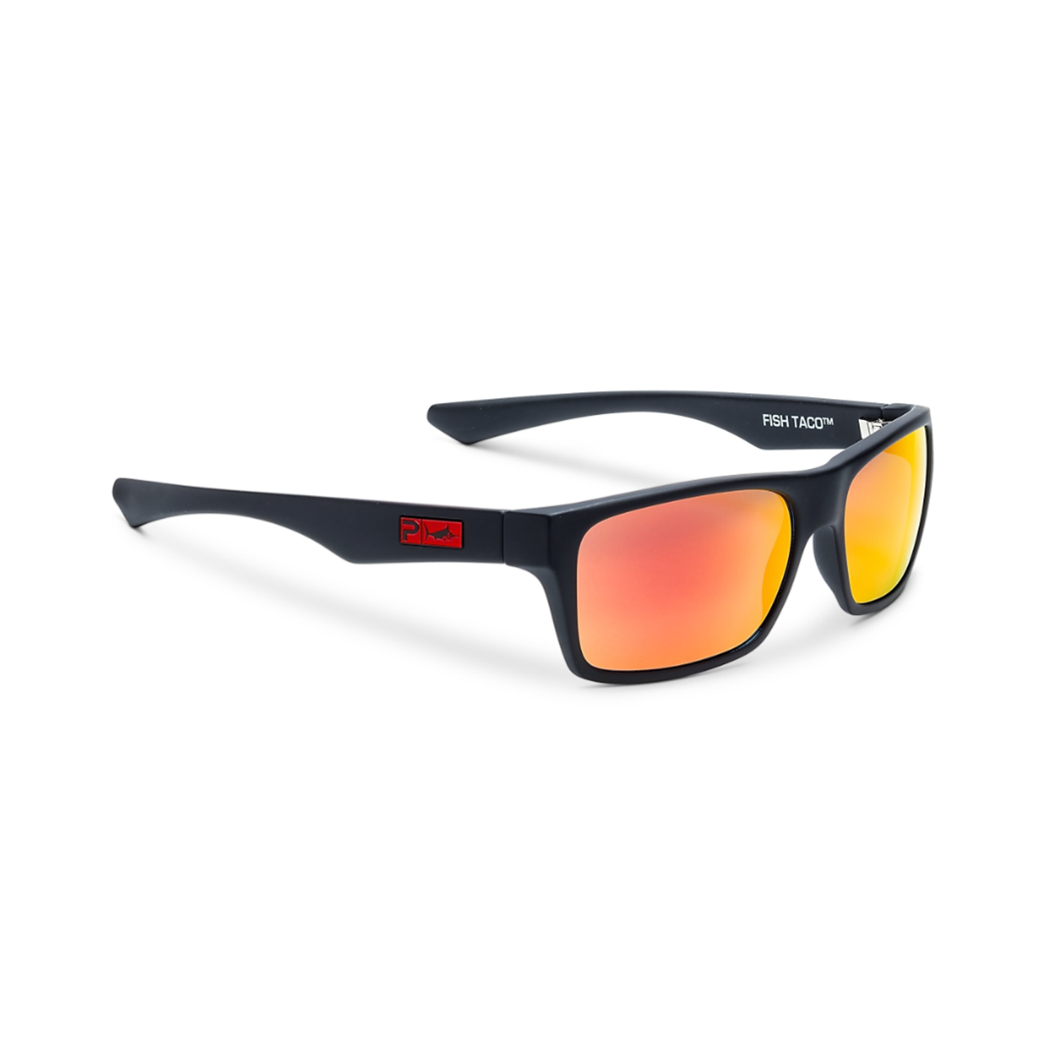Pelagic Sunglasses Fish Taco Poly Matteblack/Sunrise (2025/26) | Composite Developments