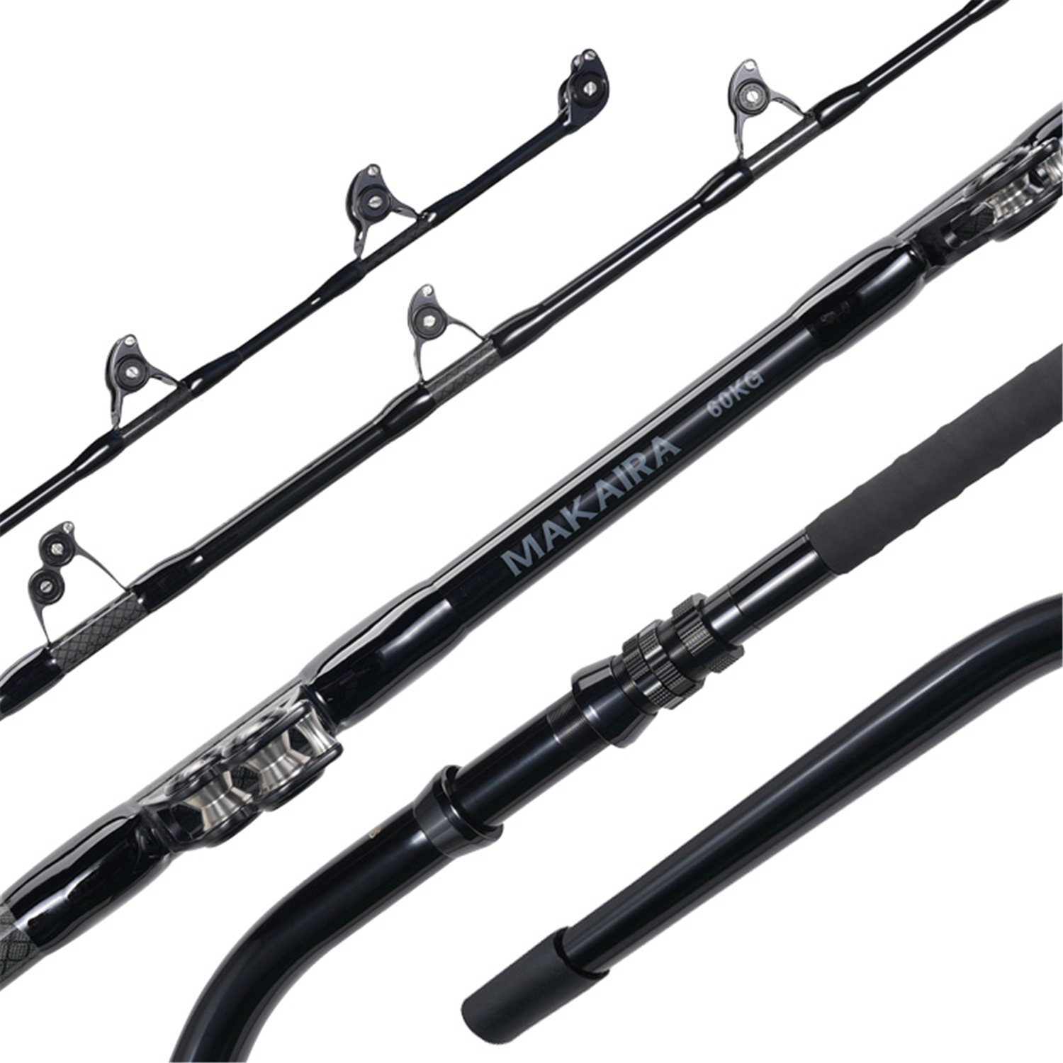 Okuma ROD GAME MAKAIRA BLACK FULLY ROLLERED 7'0 60KG | Composite Developments