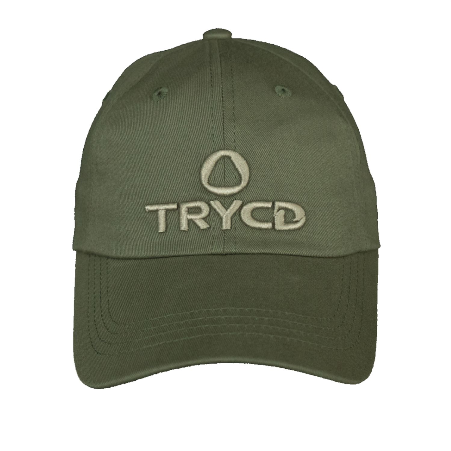 TRYCD Premium Cap 3D Logo Olive 005 | Composite Developments