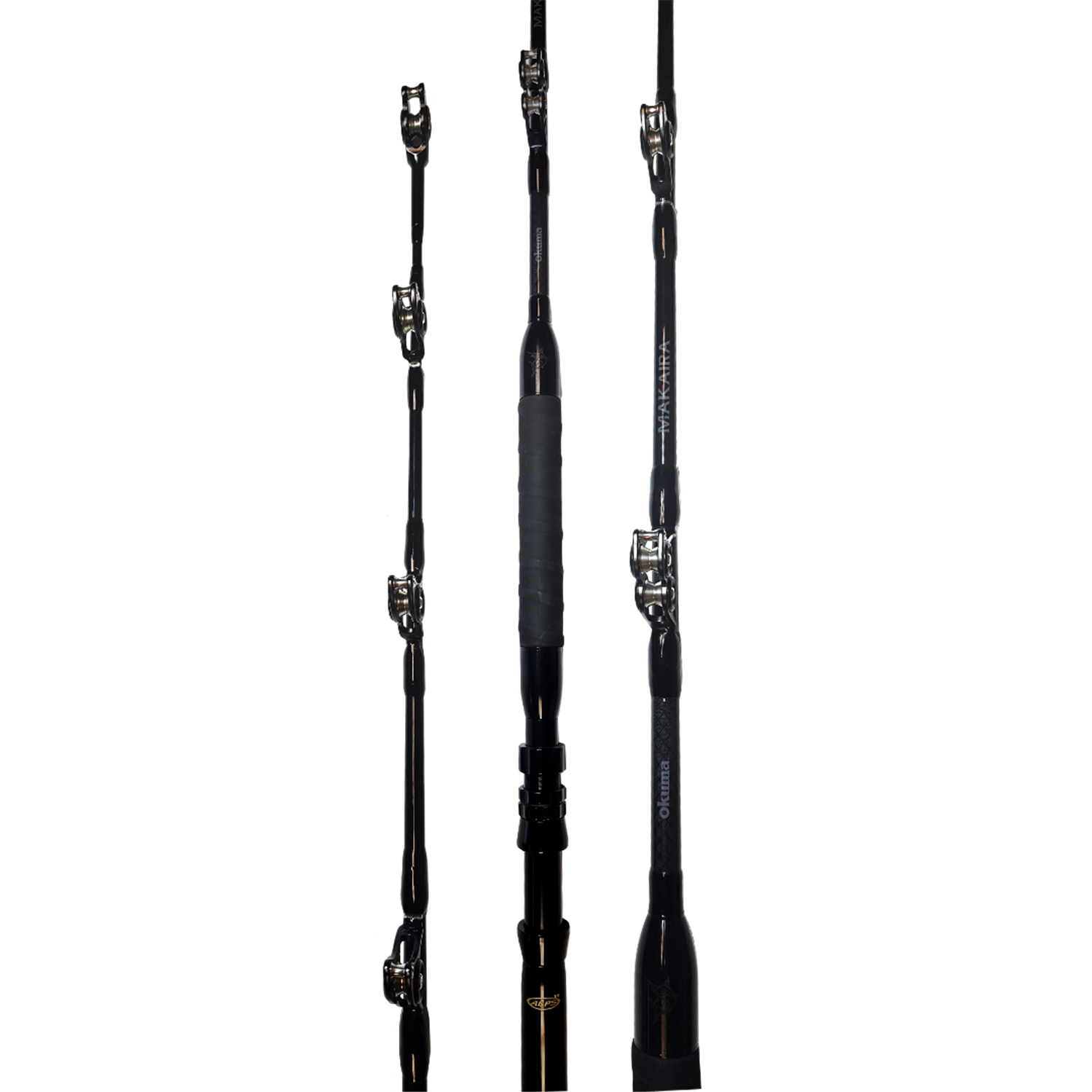 OKUMA ROD GAME MAKAIRA BLACK FULLY ROLLERED 5'10 37KG | Composite ...