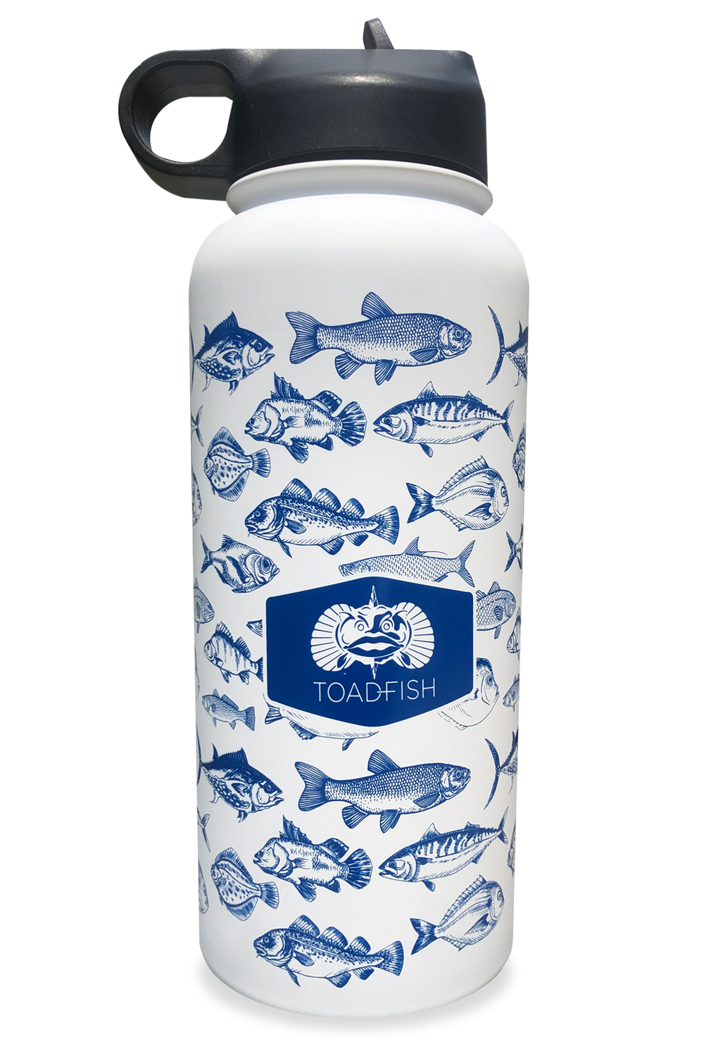 TOADFISH STAINLESS INSULATED WATER BOTTLE & LID FISH PATTERN | Composite Developments